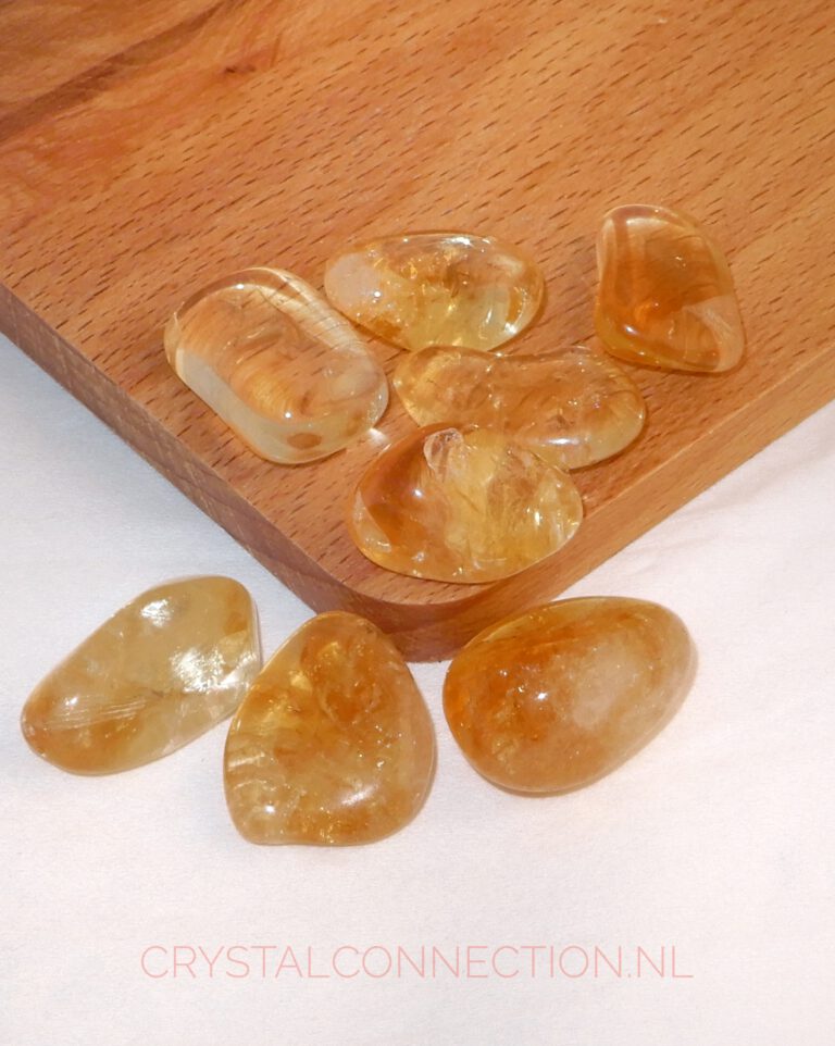 Citrien trommelsteen